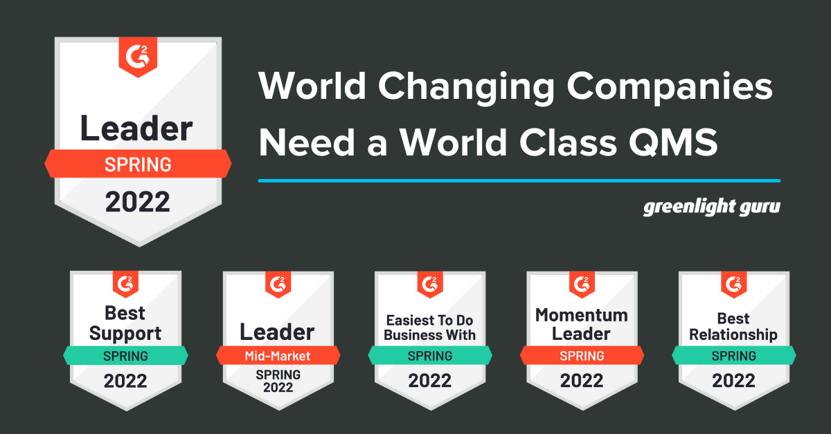 Greenlight Guru Consistently Ranked as a Trusted Partner for Leading Medical Device Companies